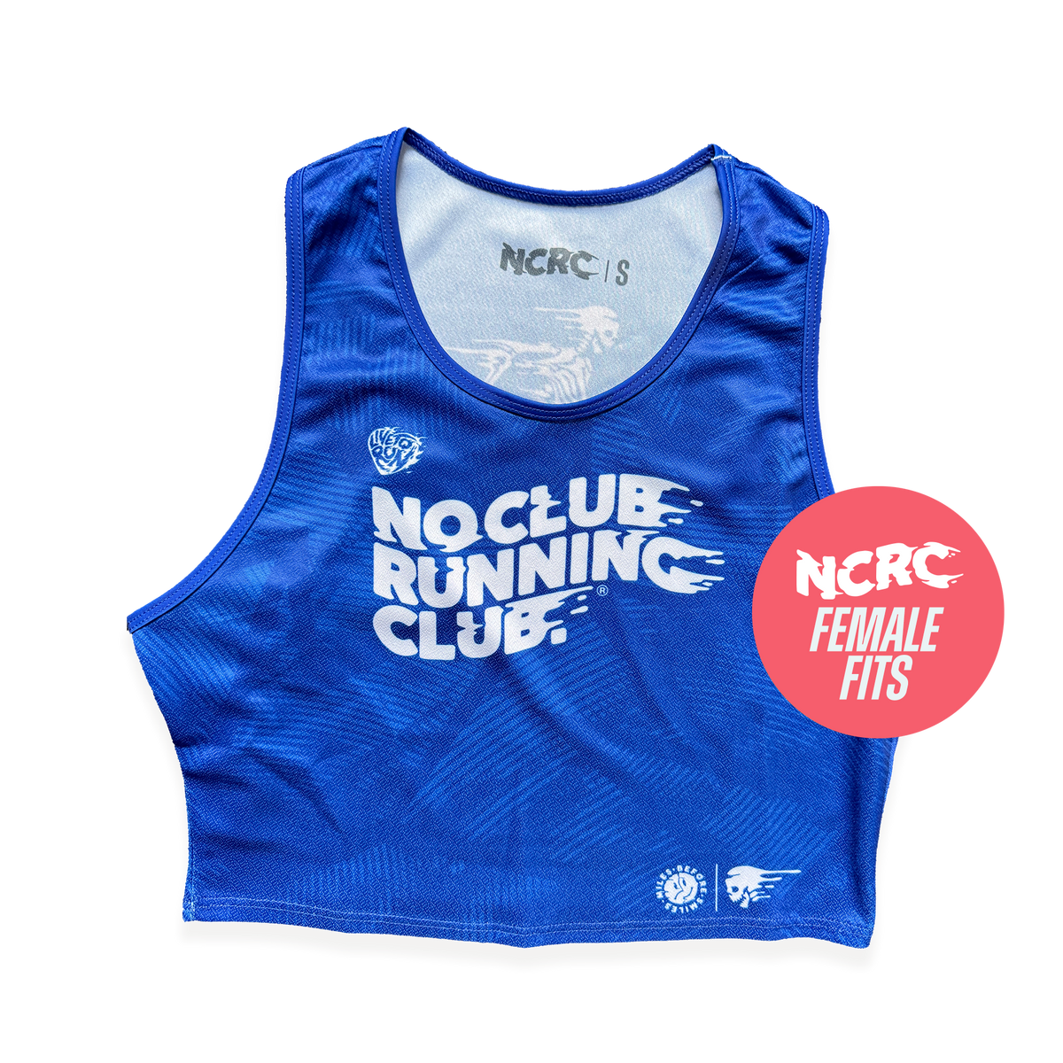 NCRC Essentials V2: Female Fits - Crop Training Singlet - Royal Blue ...