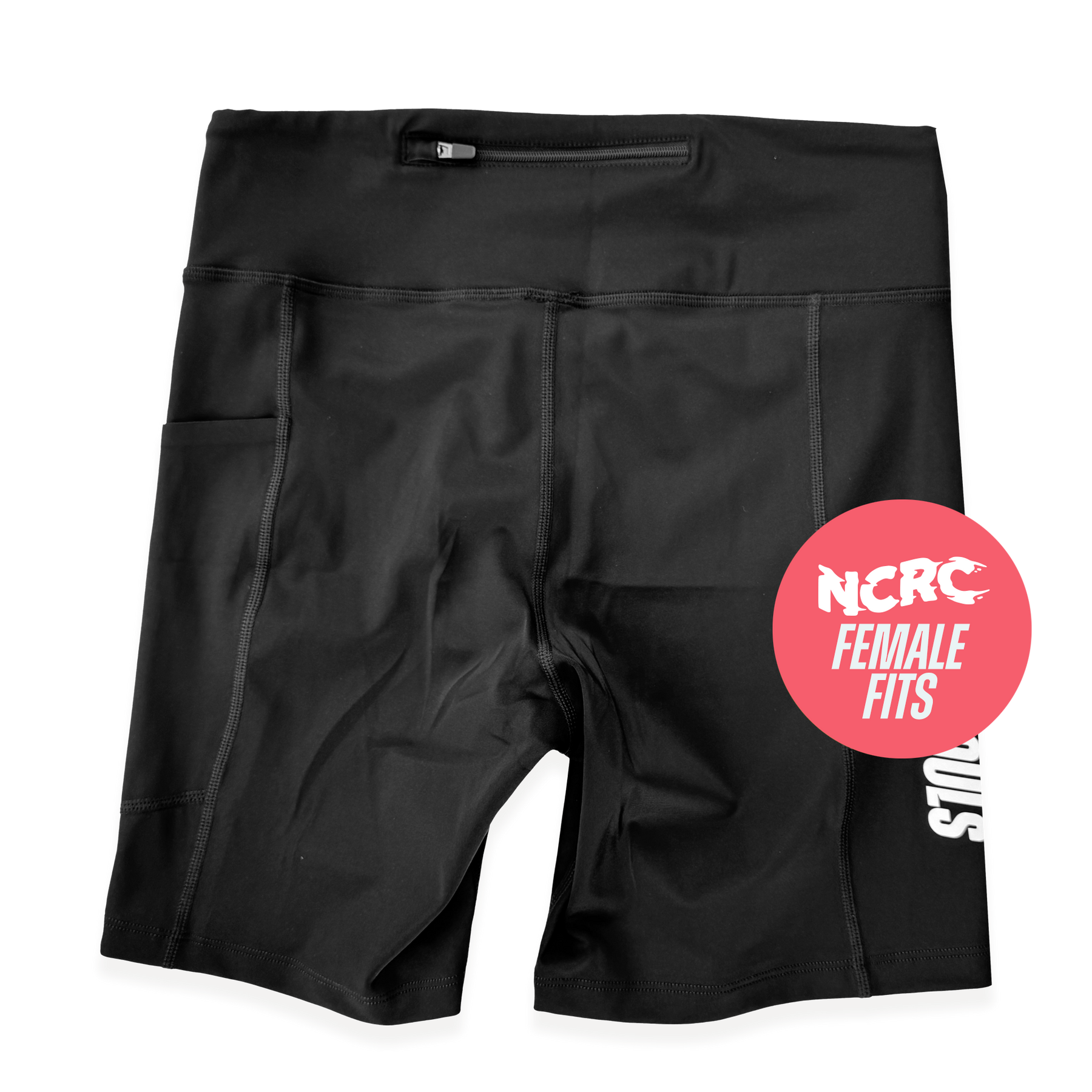 NCRC: Female Fits: Lycra Half Racing Tights - Black – No Club Running Club