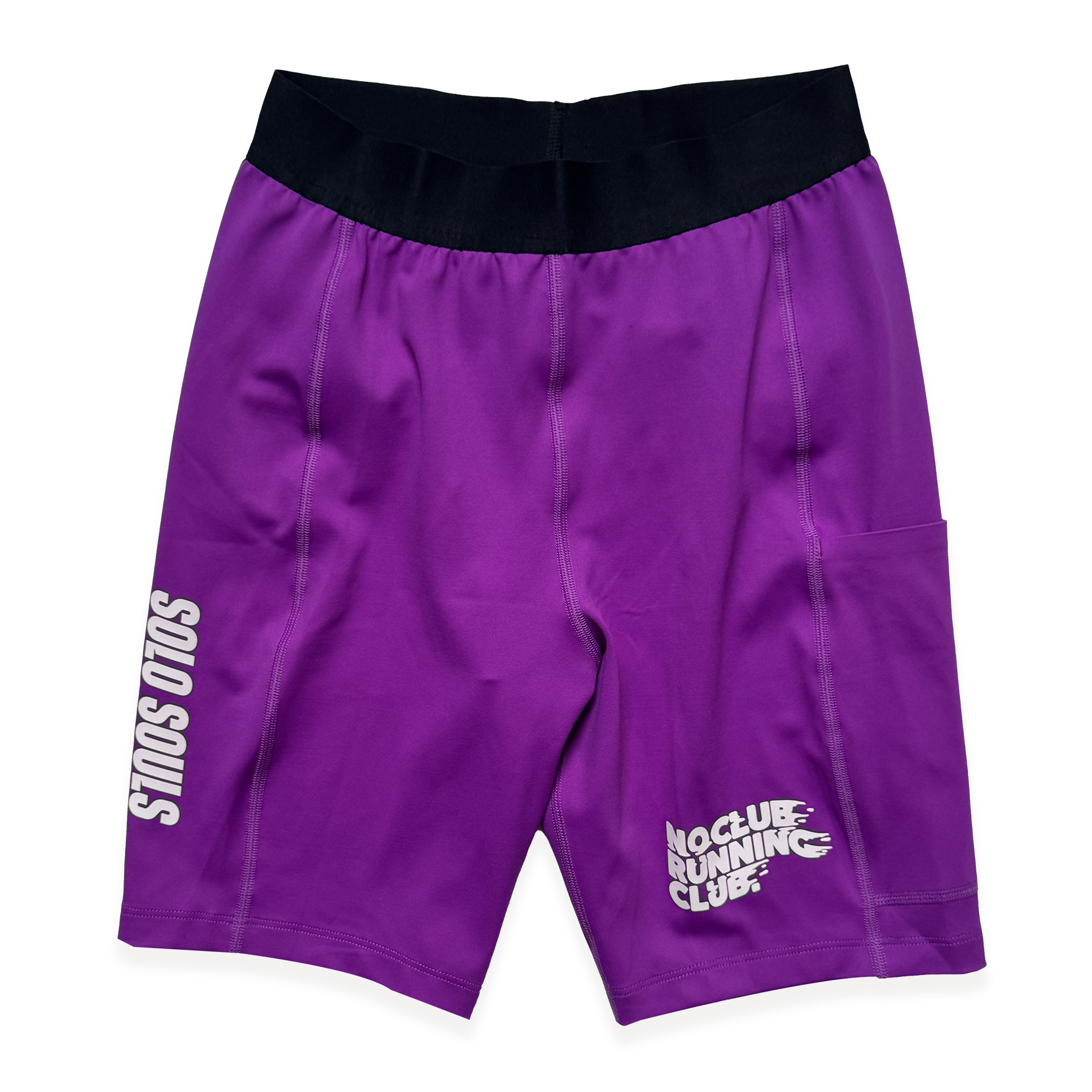 NCRC: Unisex Fits: Lycra Half Racing Tights - Purple – No Club Running Club